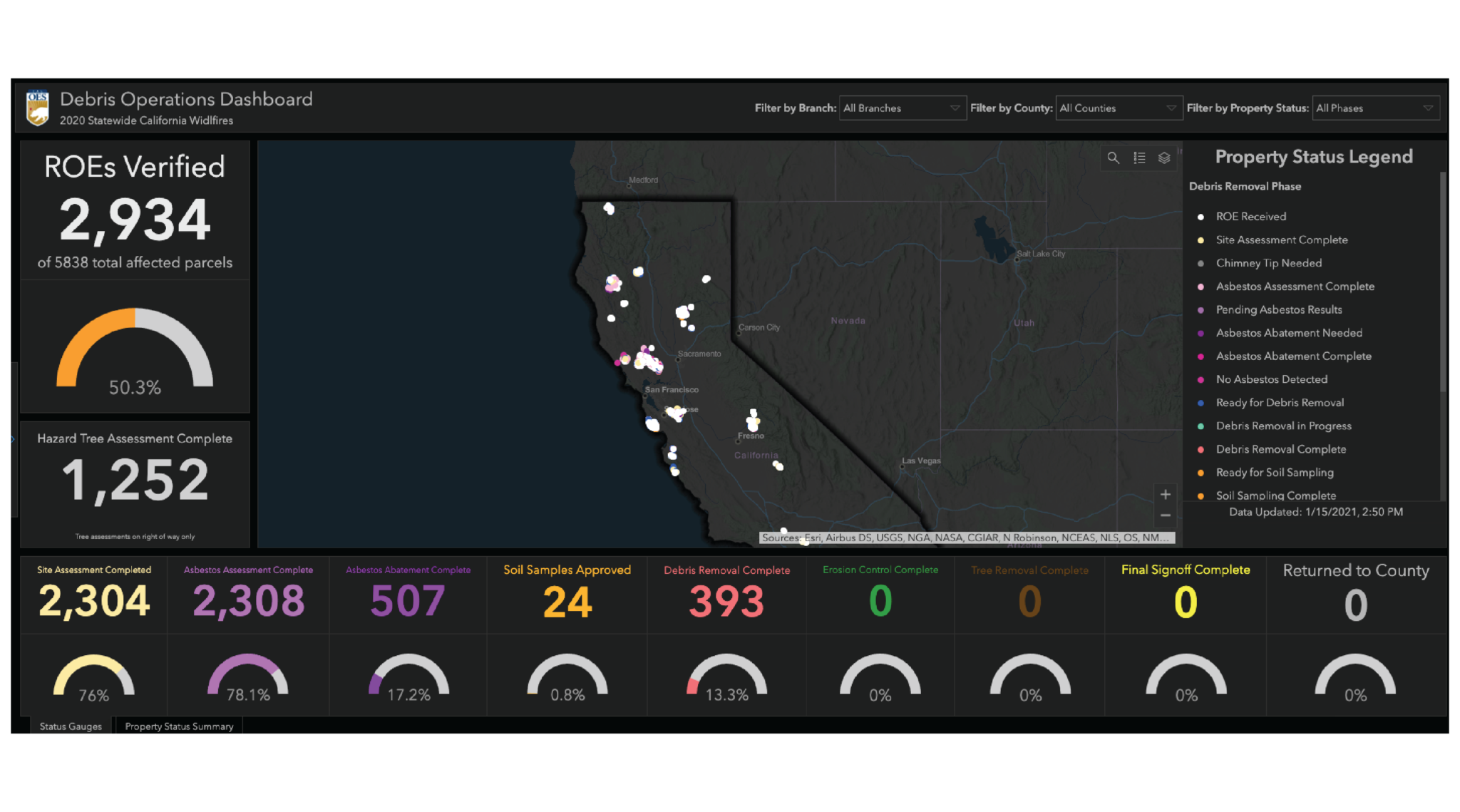 State Recovery Operations Launch New Online Tool: Debris Dashboard to ...
