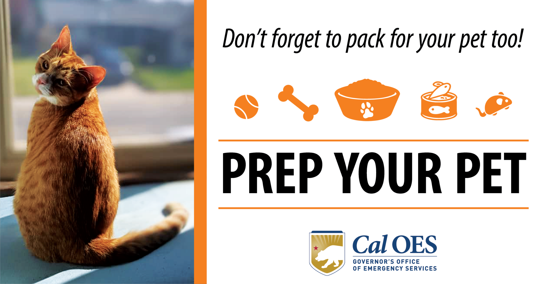 Emergency Preparedness: Include Pets in Your Evacuation Plans | Cal OES ...
