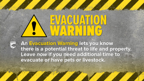 Evacuation Warnings vs. Evacuation Orders | Cal OES News